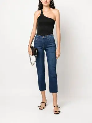 L'Agence High-rise Straight-leg Jeans
