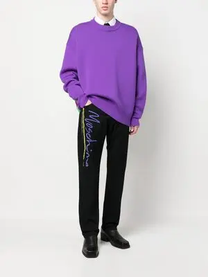 Moschino Tailored Logo Print Trousers