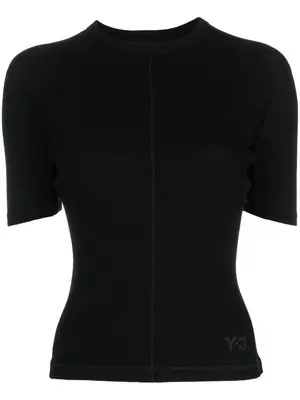 Y3 Logo-print T-shirt - Black