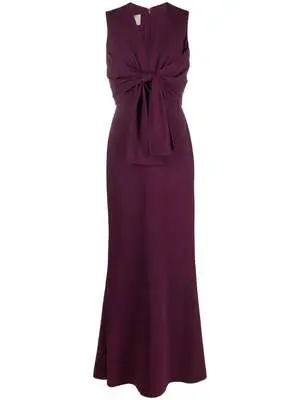 Elie Saab Tie Detailed Dresses