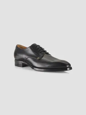 Gucci Leather Logo Oxfords