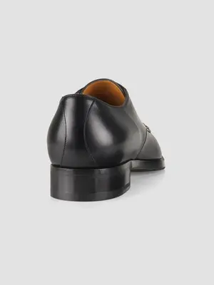 Gucci Leather Logo Oxfords