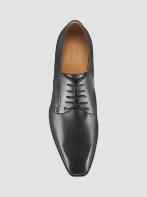 Gucci Leather Logo Oxfords