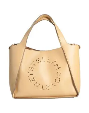 Stella McCartney Woman Handbag Sage Green Size - Polyurethane, Polyester Beige