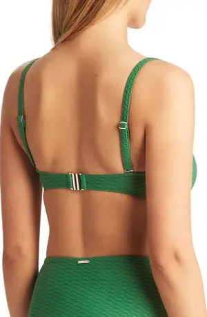 SEA LEVEL U-bar Bikini Top - Green