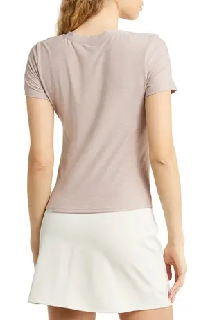 Beyond Yoga Featherweight Twist Detail T-shirt