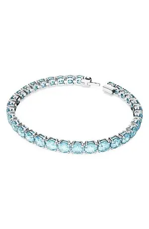 SWAROVSKI Matrix Tennis Bracelet - Blue