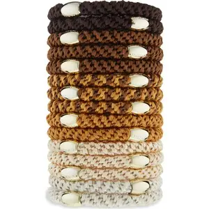 L. ERICKSON Set Of 15 Assorted Ponytail Holders
