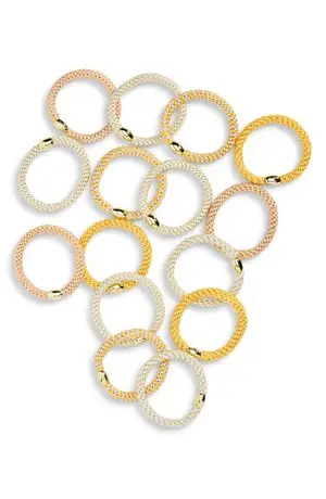 L. ERICKSON Set Of 15 Assorted Ponytail Holders