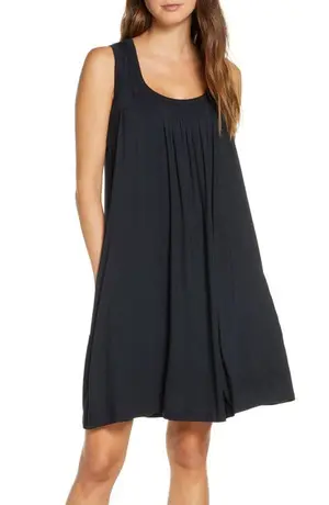 PAPINELLE Pleated Chemise Black