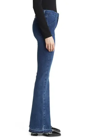 FRAME Trapunto St. Le High Flare Jeans