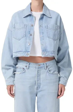 AGOLDE Hera Crop Denim Jacket