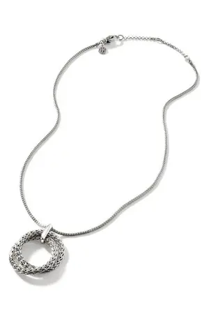 John Hardy Soft Chain Pendant Necklace