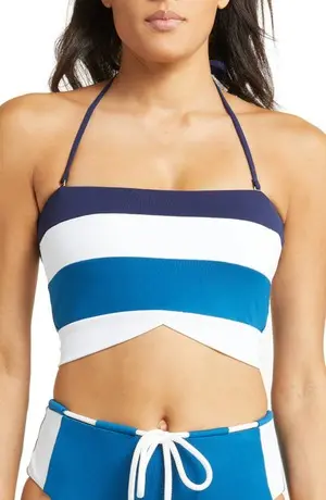 Robin Piccone Emma Longline Bandeau Bikini Top