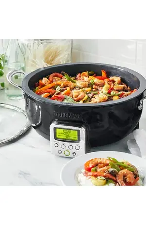 GREENPAN Elite 6-quart Essential Smart Skillet - Black Steel