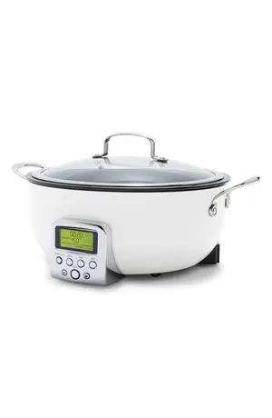 GREENPAN Elite 6-quart Essential Smart Skillet Cloud Cream