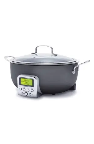 GREENPAN Elite 6-quart Essential Smart Skillet - Graphite