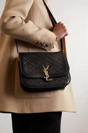Saint Laurent Solferino Medium Quilted Leather Shoulder Bag