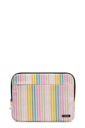 GANNI Striped Laptop Sleeve 13 - Mixed