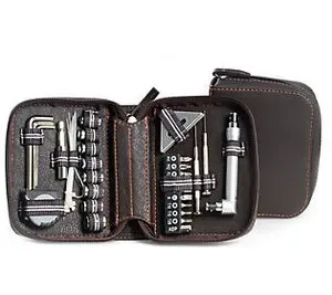 BEY-BERK 28 Pc. Tool Set In Brown Case By - One-color