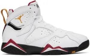 NIKE JORDAN Nike Jordan White Air Jordan 7 Sneakers - White/black-cardinal