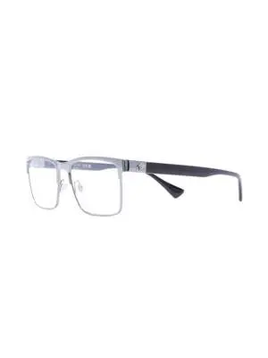 Versace Signature Medusa-plaque Square-frame Glasses