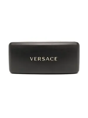 Versace Signature Medusa-plaque Square-frame Glasses