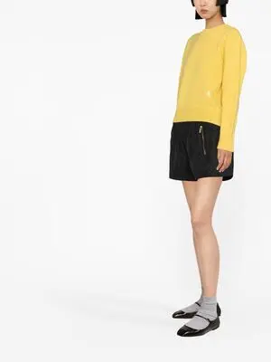 SPORTY & RICH Wool Crewneck - Yellow