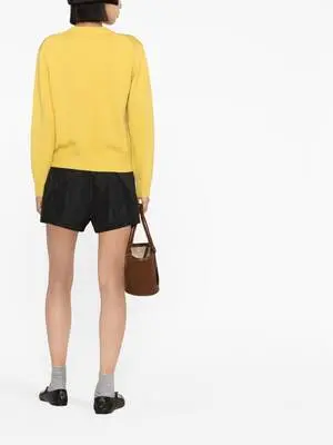 SPORTY & RICH Wool Crewneck - Yellow