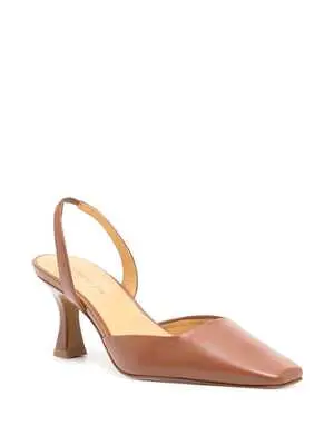 REJINA PYO Square-toe Slingback Pumps