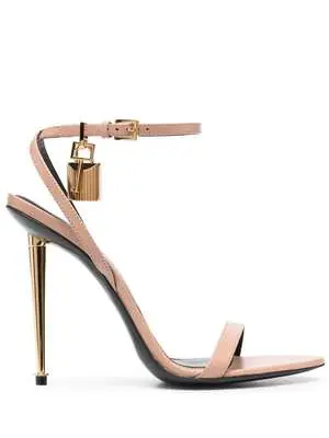 TOM FORD Padlock 120mm Leather Sandals