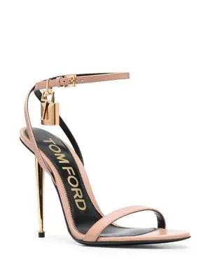TOM FORD Padlock 120mm Leather Sandals
