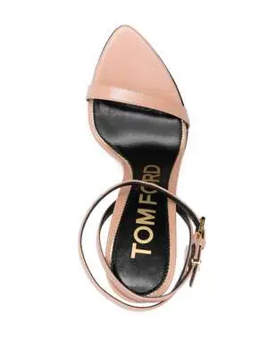 TOM FORD Padlock 120mm Leather Sandals