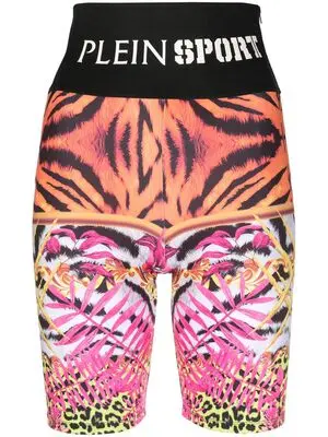 Plein Sport Printed Shorts For Women