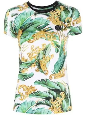 Plein Sport Floral T-shirts For Women