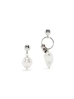 JUSTINE CLENQUET Laura Drop Earrings - Silver