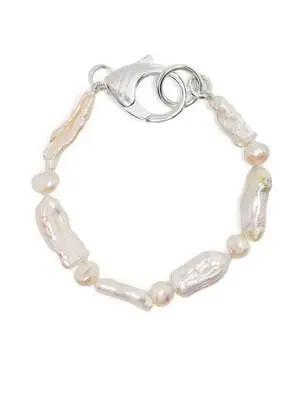 HATTON LABS Baroque Pearl Bracelet - White