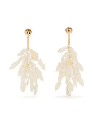 REJINA PYO Reverse Pom Pom Earrings