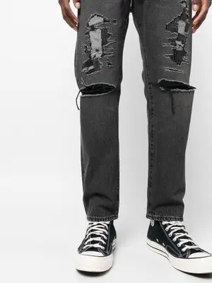 LEVI'S 501 Distressed-effect Jeans