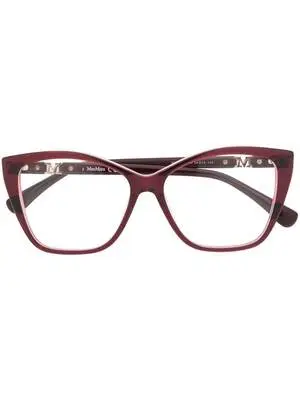 Max Mara Cat-Eye Frame Glasses Red