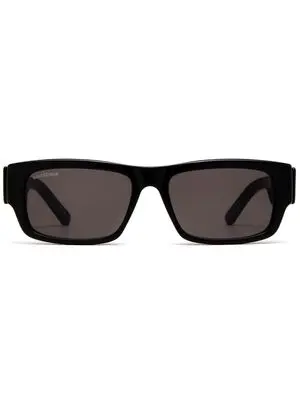 Balenciaga Logo-arm Slim Sunglasses