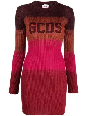 Gcds Wide Stripe Mini Dress