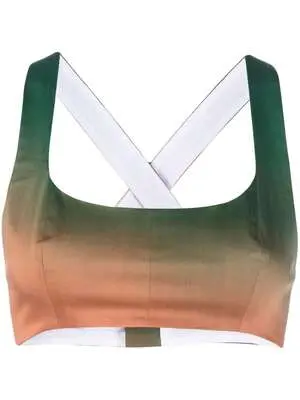 Philosophy Di Lorenzo Serafini Gradient-effect Cropped Top - Brown