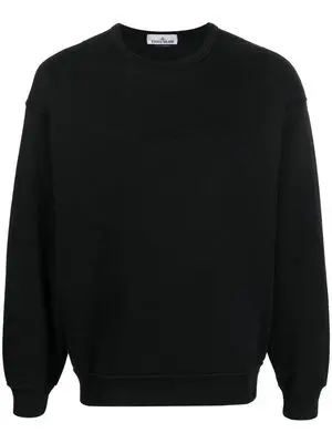 Stone Island Embroidered-logo Crewneck Sweatshirt