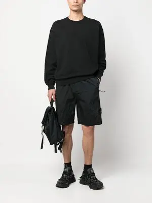 Stone Island Embroidered-logo Crewneck Sweatshirt