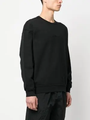 Stone Island Embroidered-logo Crewneck Sweatshirt