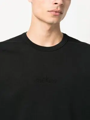 Stone Island Embroidered-logo Crewneck Sweatshirt