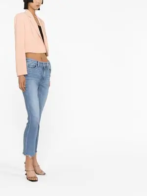 Paige Distressed Flared Jeans
