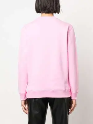 MSGM Embroidered-logo Cotton Sweatshirt