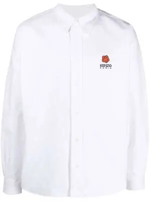 Kenzo Boke Flower Signature Motif Shirt - White